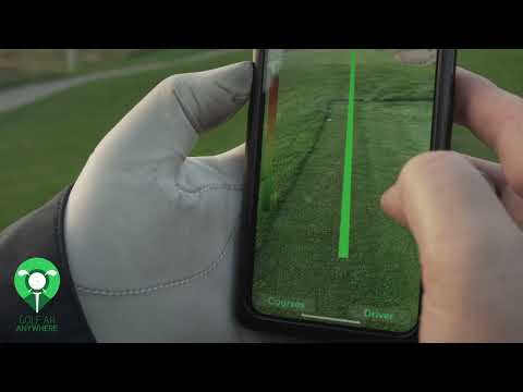 Augmented Reality (AR) Golf in Real World scale 1:1