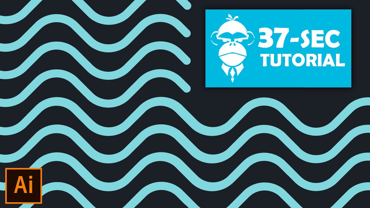 Simple Wave - Illustrator Tutorial | Adobe Creative Cloud