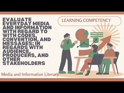 EVALUATE EVERYDAY MEDIA & INFORMATION W/ REGARD TO CODES, CONVENTION, MESSAGES
