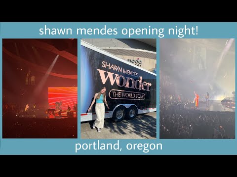 SHAWN MENDES WONDER THE WORLD TOUR | opening night!! | portland, oregon