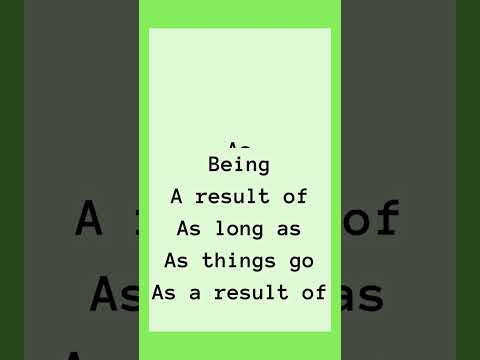 NO MORE || BECAUSE || USE ALTERNATIVE WORDS OR SYNONYMS OF BECAUSE