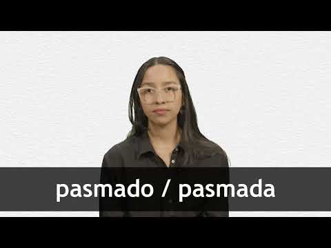 English Translation of “PASMADO” | Collins Spanish-English Dictionary