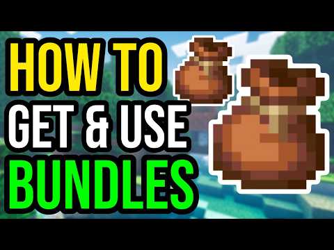 How To Use Bundles In Minecraft Bedrock & Java