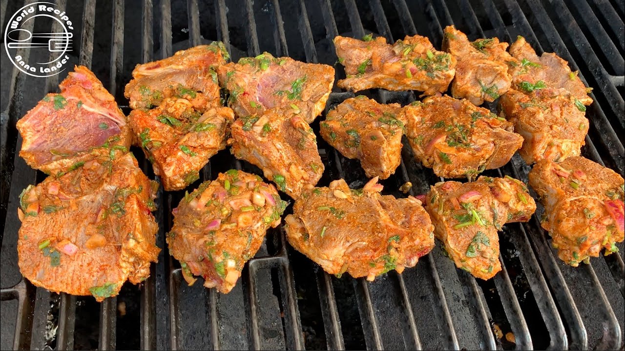 Lamb Chops with Chermoula sauce