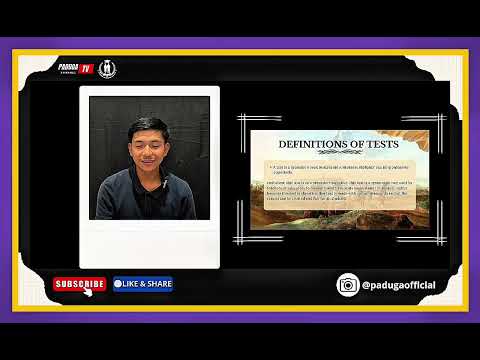 Presentasi “TEST AS LEARNING EVALUATION TOOLS”