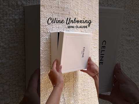 CELINE BAG UNBOXING | Mini Claude Bag #celine #bagunboxing #celineminiclaude