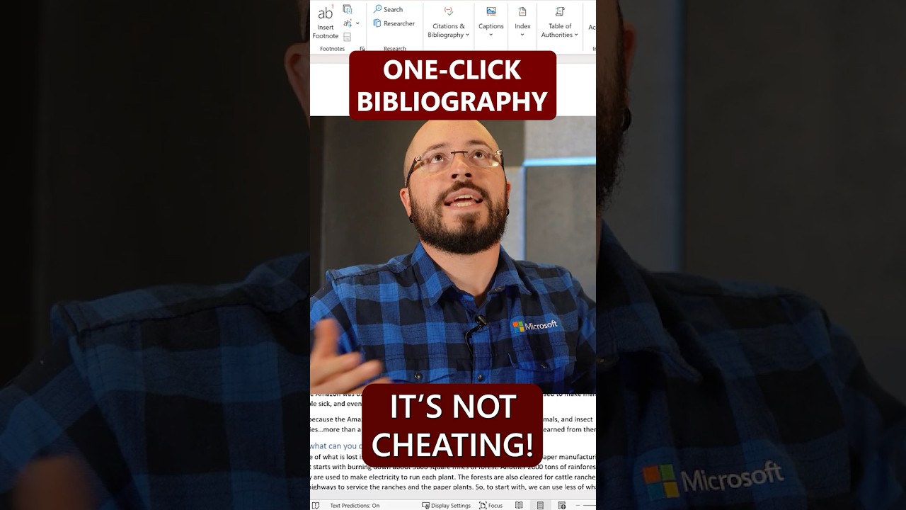 One-Click Bibliography #shorts