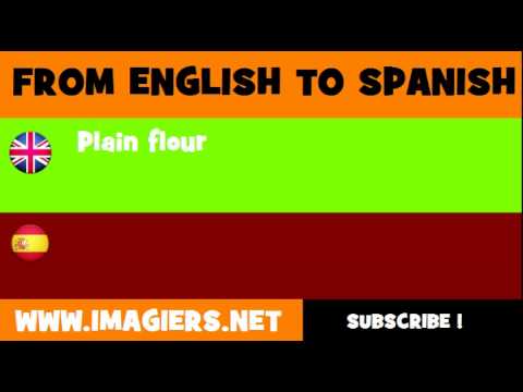 FROM ENGLISH TO SPANISH = Plain flour