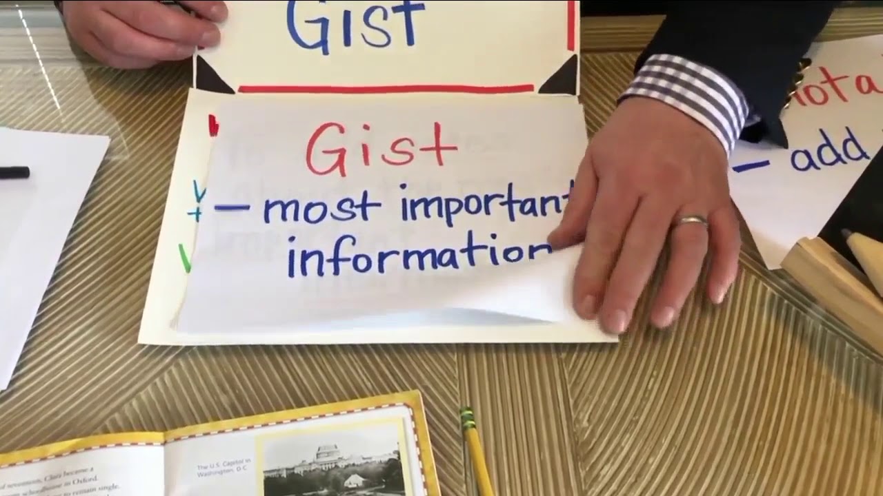 2 minutes of teaching - annotating for GIST