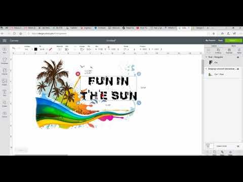 Design, Print and Transfer Images Using Cricut Design Space Software and SubliMate Dye Sub System
