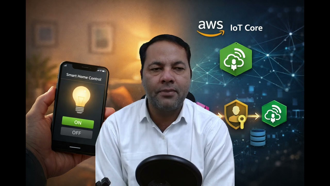 Android Smart Home App  AWS IoT Core + Cognito Live Demo