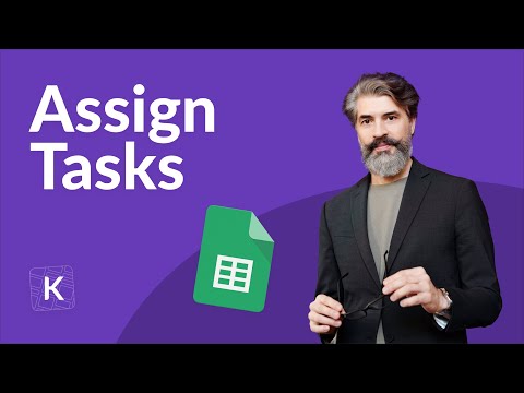How to assign tasks in in Google Sheets