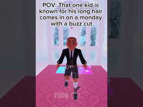 He is bald and he is tourturing people that have hair ðŸ˜