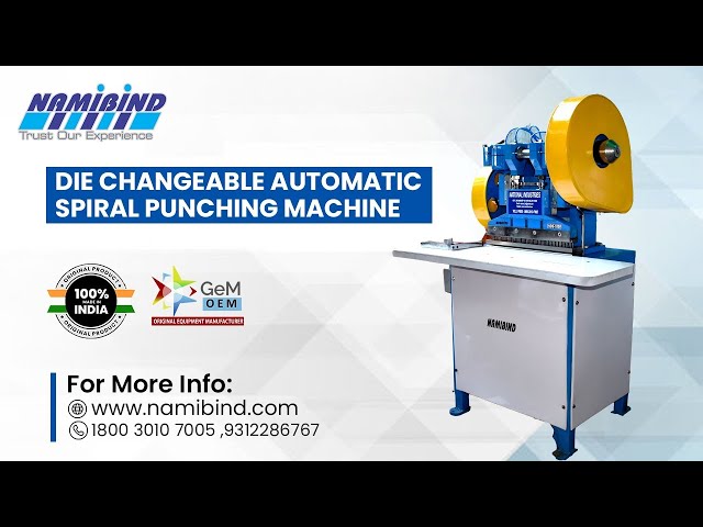 Paper Punching Machine - Spiral Binding Machine Low Price / Spiral ...