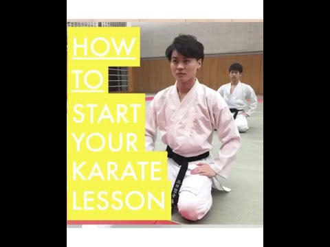 How To Start A Karate Lesson|1 Min Karate