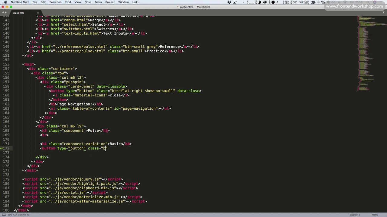 Materialize: CSS – Pulse