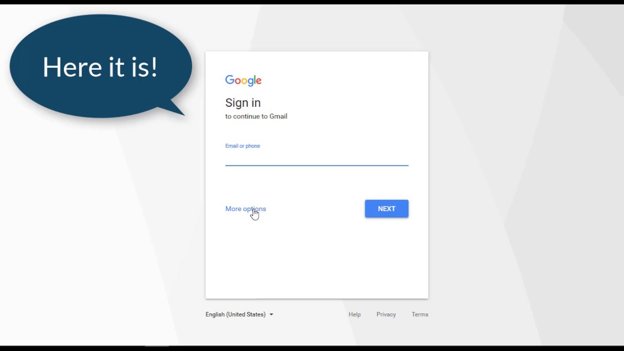 Gmail New Elegant Sign-in Page Interface | 2017
