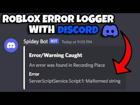 Roblox To Discord Error Logger With Webhooks! | Model in Discord