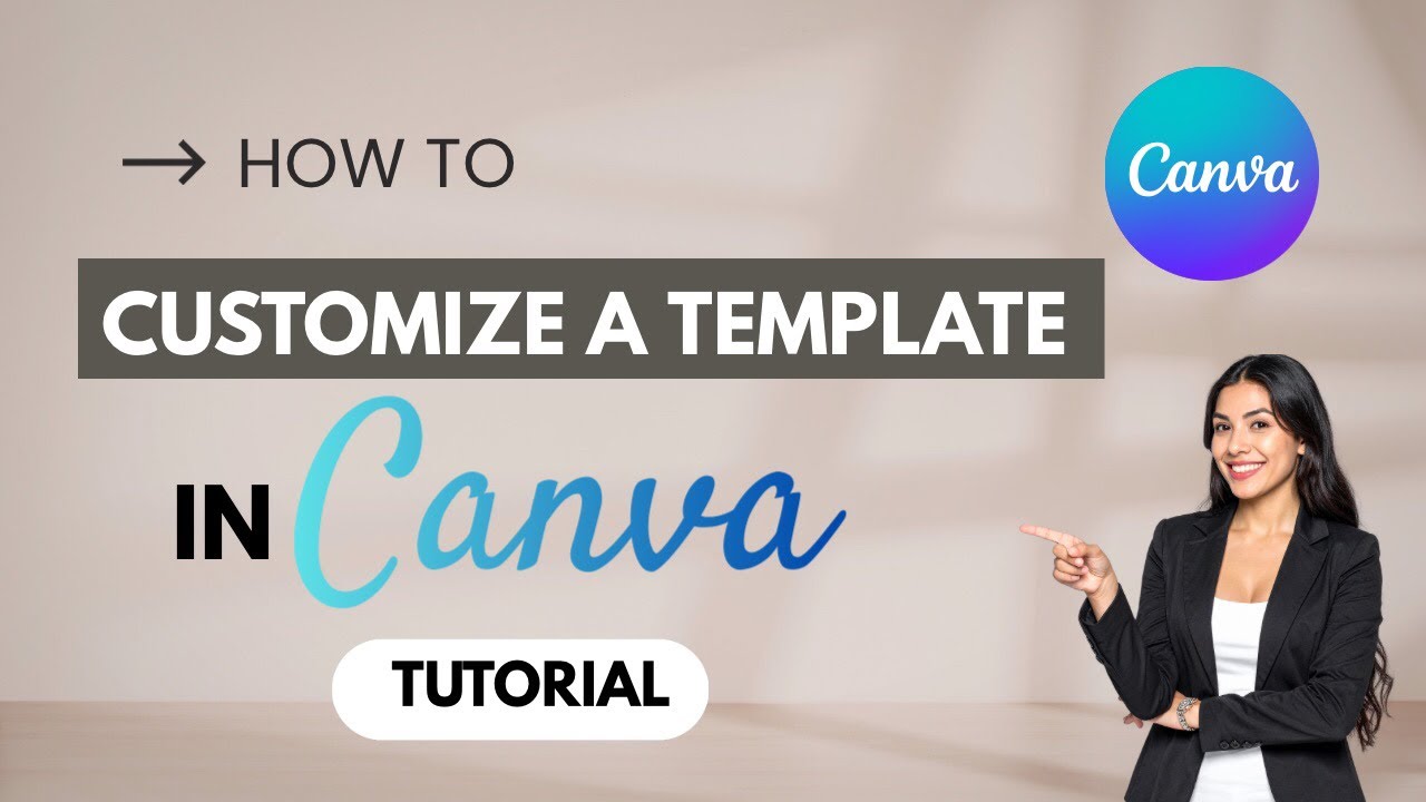 How to Customize A Canva Template (Beginner Tutorial) | Edit Canva Templates Step-by-Step