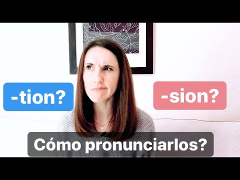 29. Cómo pronunciar ‘tion’ y ‘sion’ en inglés. (Words that end in -tion/-sion)