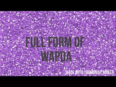 WAPDA || FULL FORM OF WAPDA || AUTHENTIC INFO TV