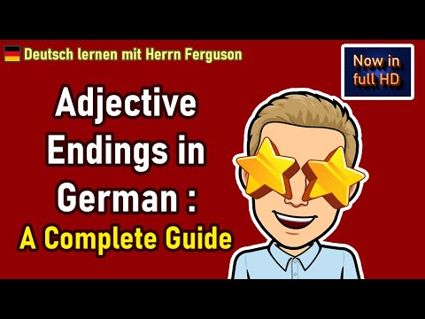 Mastering German Adjective Endings🔥: A Comprehensive Guide! Learn German Grammar Easily! (Full HD)