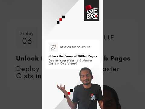Unlock the Power of GitHub Pages: Deploy Your Website & Master Gists in One Video! #qa #qe #github