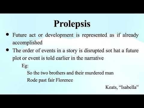 Prolepsis