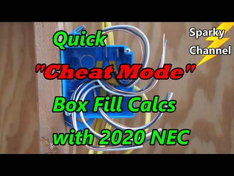 Quick "Cheat Mode" Box Fill Calculations with 2020 NEC