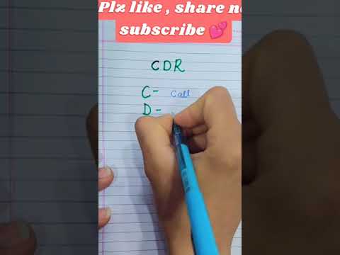 full form of CDR#viral #speaking #words #vocabulary #trending#english #new