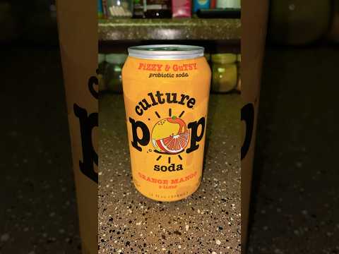 Culture Pop Soda Orange Mango and Lime Probiotic Soda review/taste test