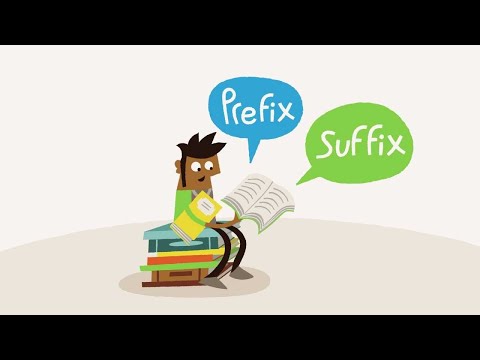 Prefixes and suffixes