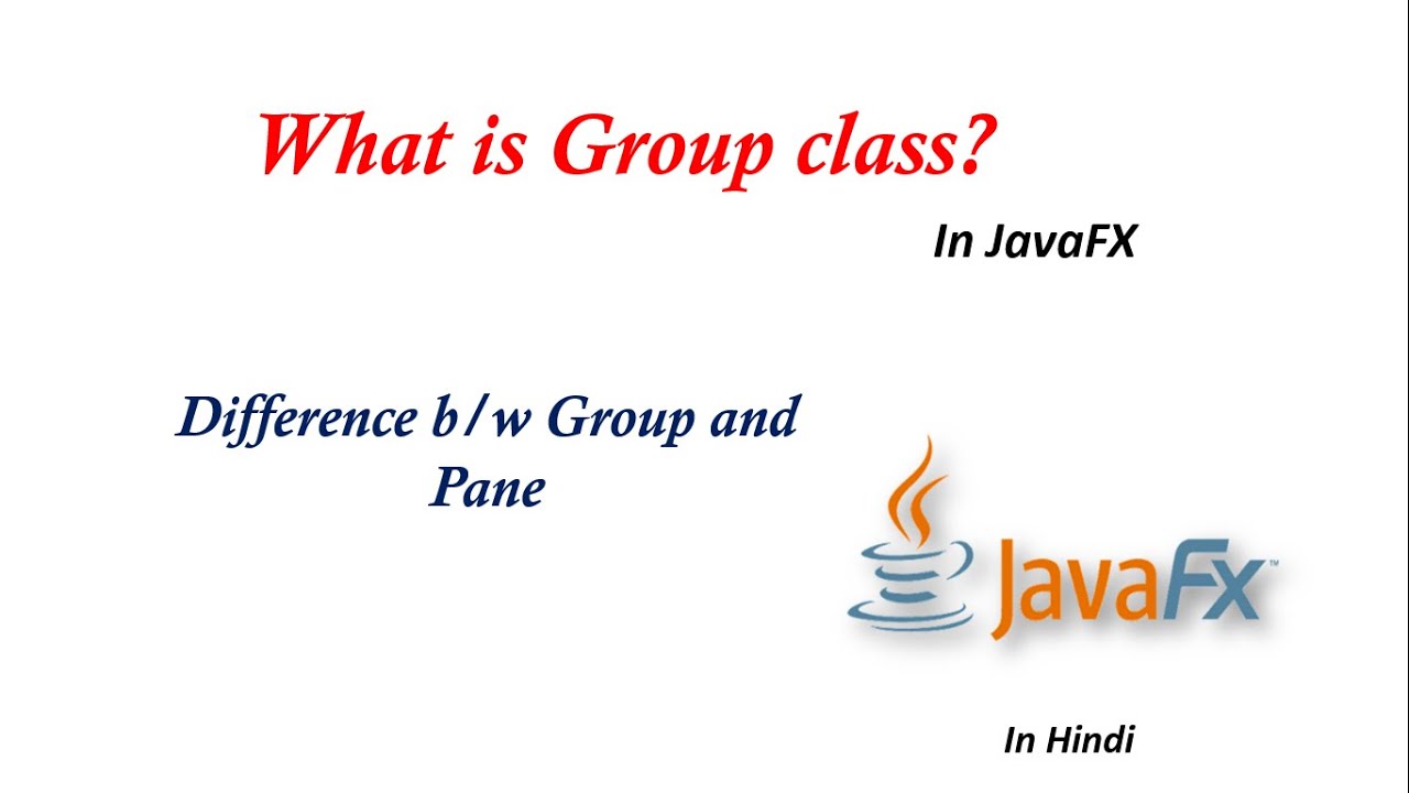 JavaFX Tutorial | Group class