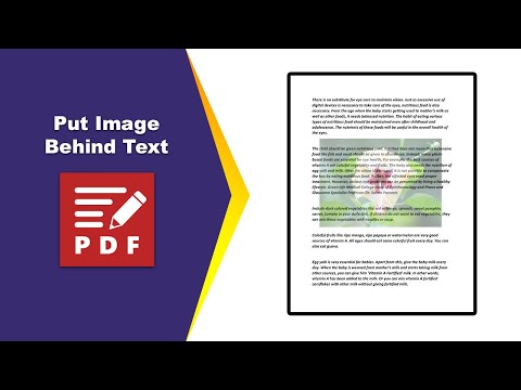 How to Insert Images as a Background for Text in PDFs in PDF-XChange Editor