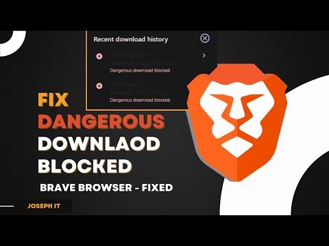 Fix - Dangerous Download Blocked in Brave Browser - Brave Tips