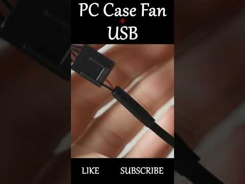 How To Connect a PC Fan To USB #shorts