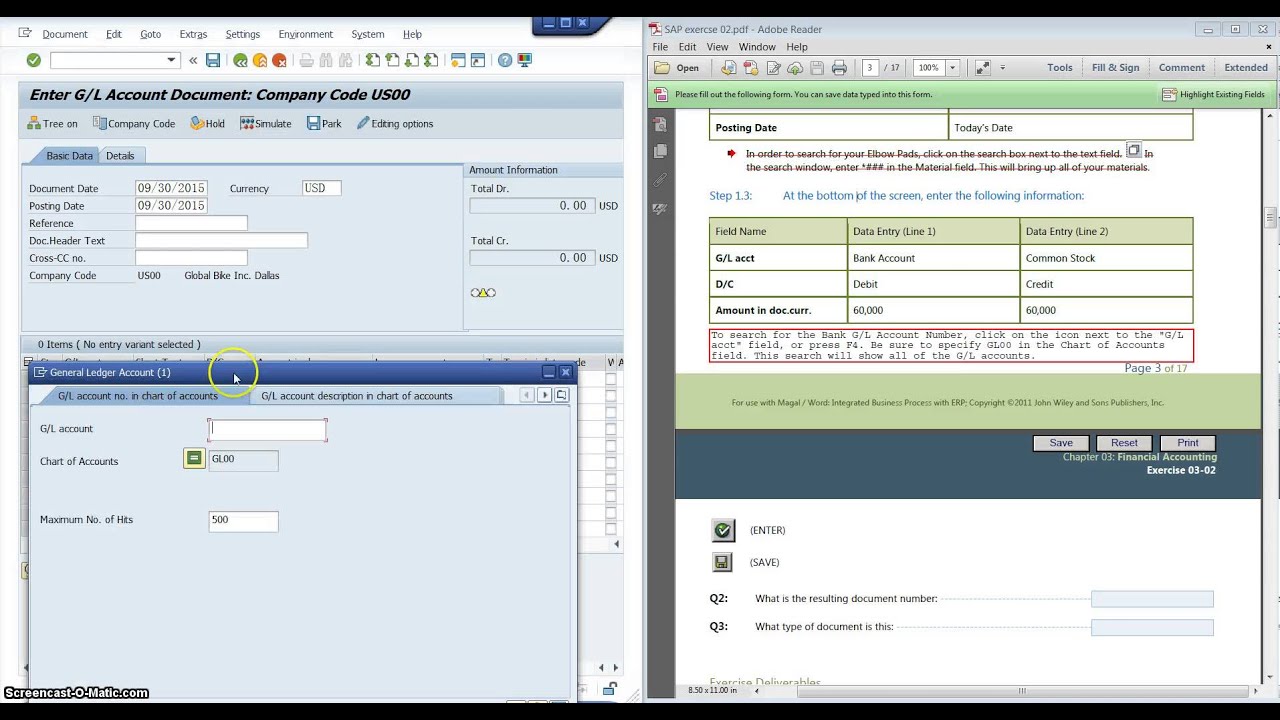 SAP exercise 02 part 1