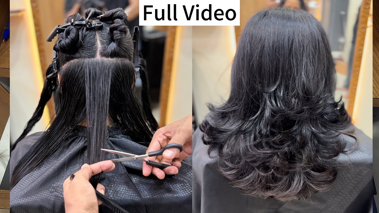 How to do layers haircut | step by step