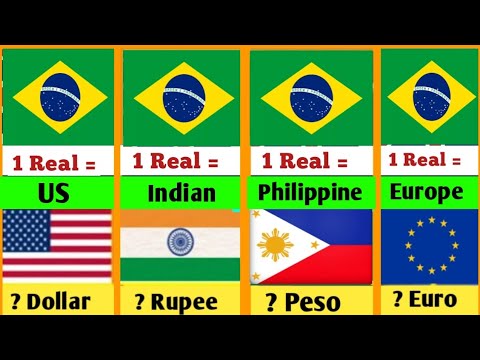 Comparing Brazil's Real Exchange Rate to the US Dollar and pound | Brazil real to euro