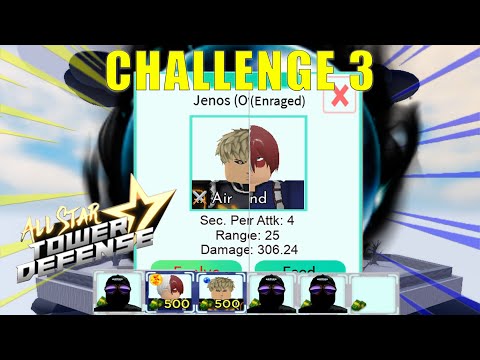 Story Mode META Units Beating Challenge 3 | Solo Gameplay | Roblox All Star Tower Defense