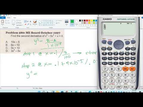 #26 SECOND DERIVATIVE CALCULATOR TECHNIQUE ENGLIS DUB