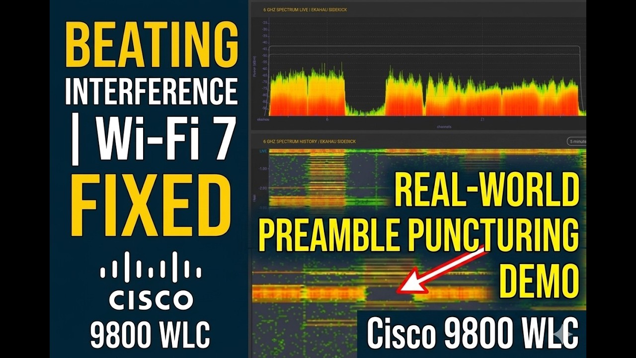 Wi‑Fi 7 Preamble Puncturing Explained | Cisco 9800 WLC