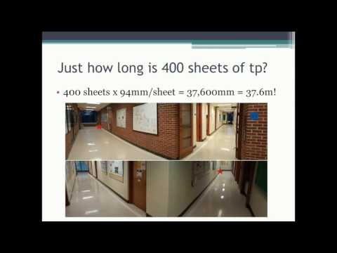 Toilet paper History of Life Timeline Activity