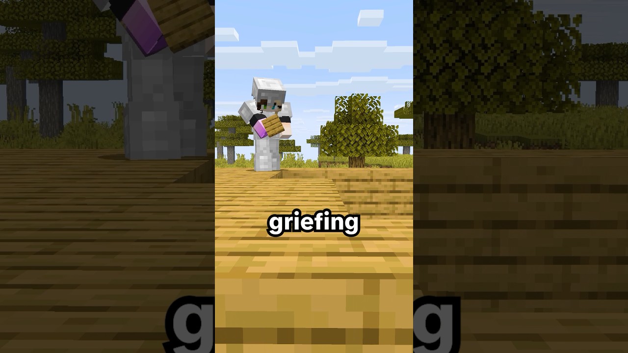 We Fixed The Griefing Issue In Minecraft #shorts #minecraft