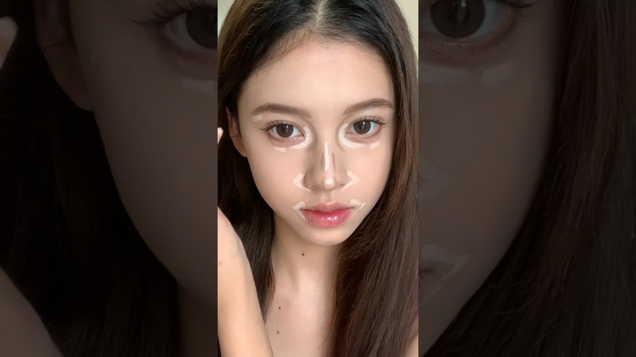 Douyin makeup tutorial | Contours makeup hacks #makeup #douyinbeauty #makeuptutorial#trending#shorts