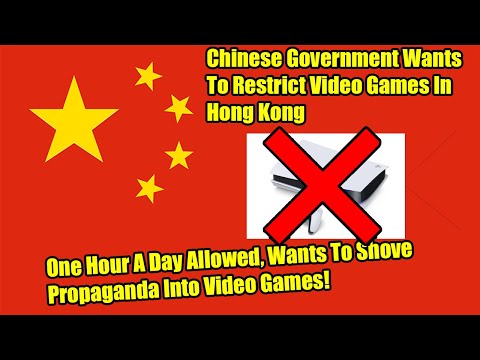 The Chinese Government Wants To Force Video Game Bans On Hong Kong, Only 1 Hour A Day On The Weekend