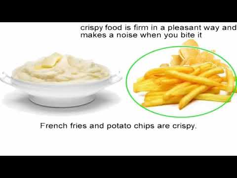 crispy meaning | Vocabulary for Kids | Children's Dictionary | Learn English Vocabulary