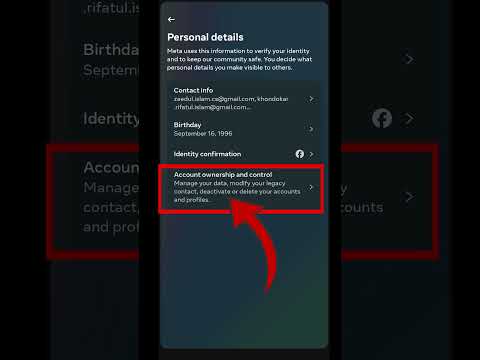 How to Deactivate or Delete Facebook Account (2025) #shorts