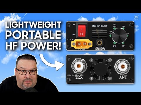 Lightweight Portable HF RF Power Amplifier - PLZ-HF-PA50W