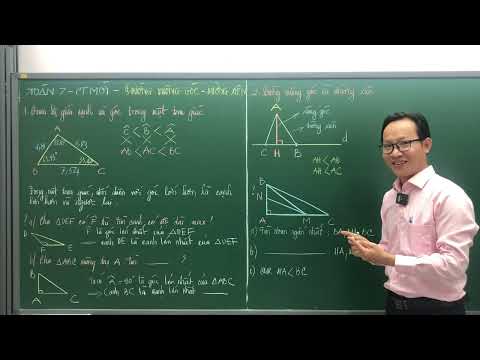 TOÁN 7 - CT MỚI - ĐƯỜNG VUÔNG GÓC - ĐƯỜNG XIÊN - THẦY KENKA